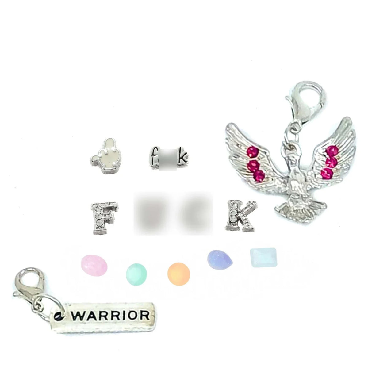 F Bomb Charm Bomb – RoseLee Crystals and Pearls LLC